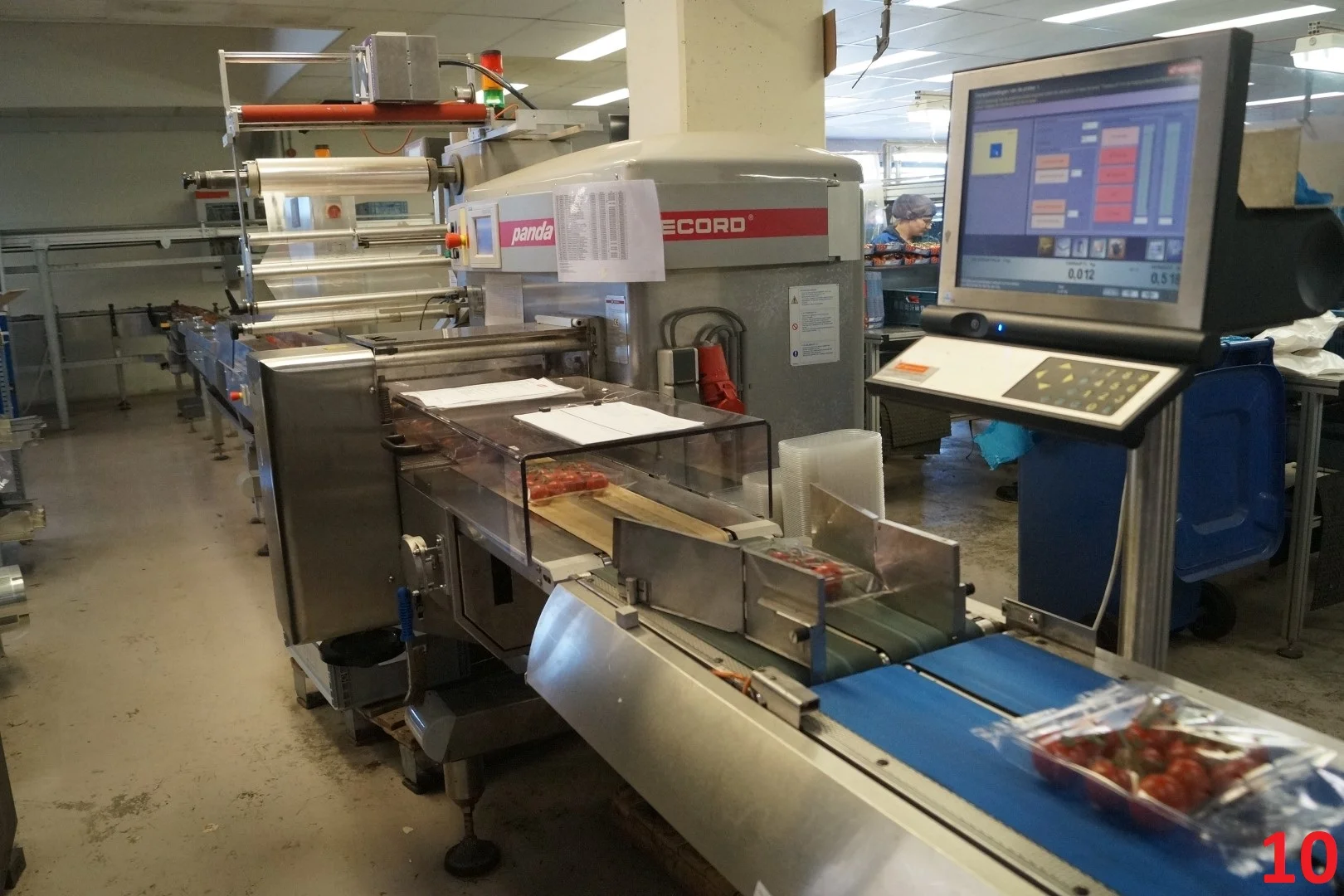 Double small packaging line for flow packing on trays - line 2 ...