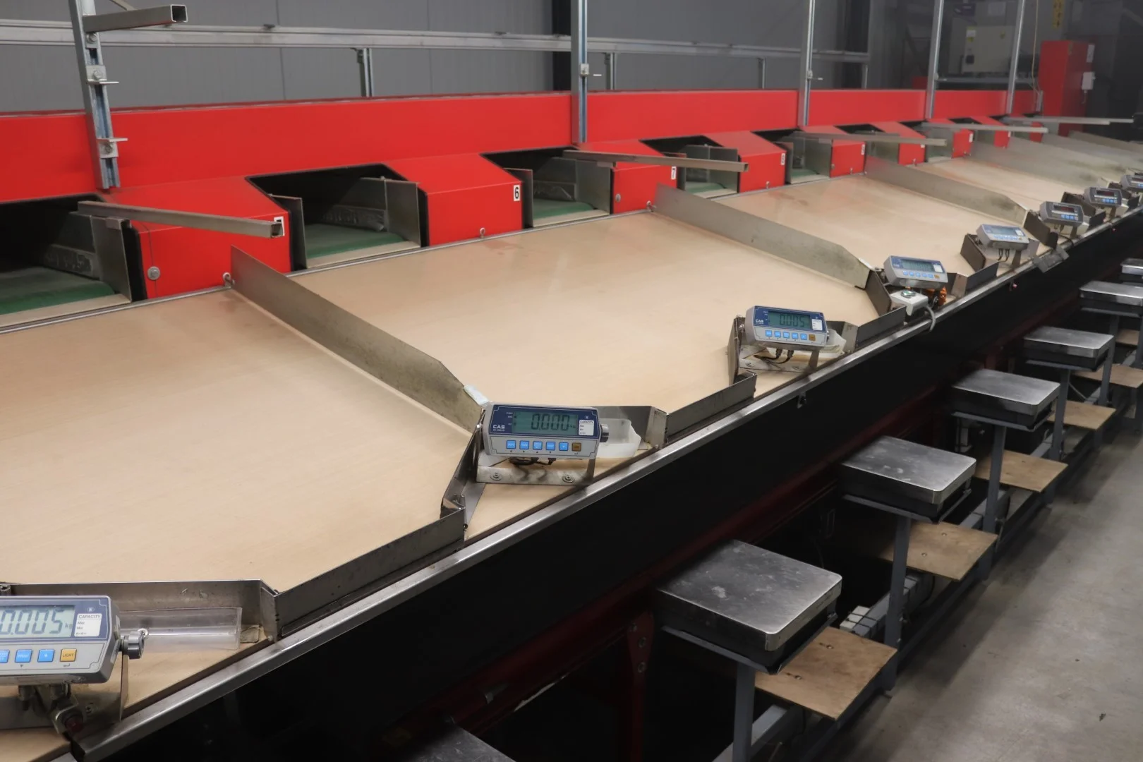 Aweta GMC3/12+1 grading machine for peppers • Duijndam Machines