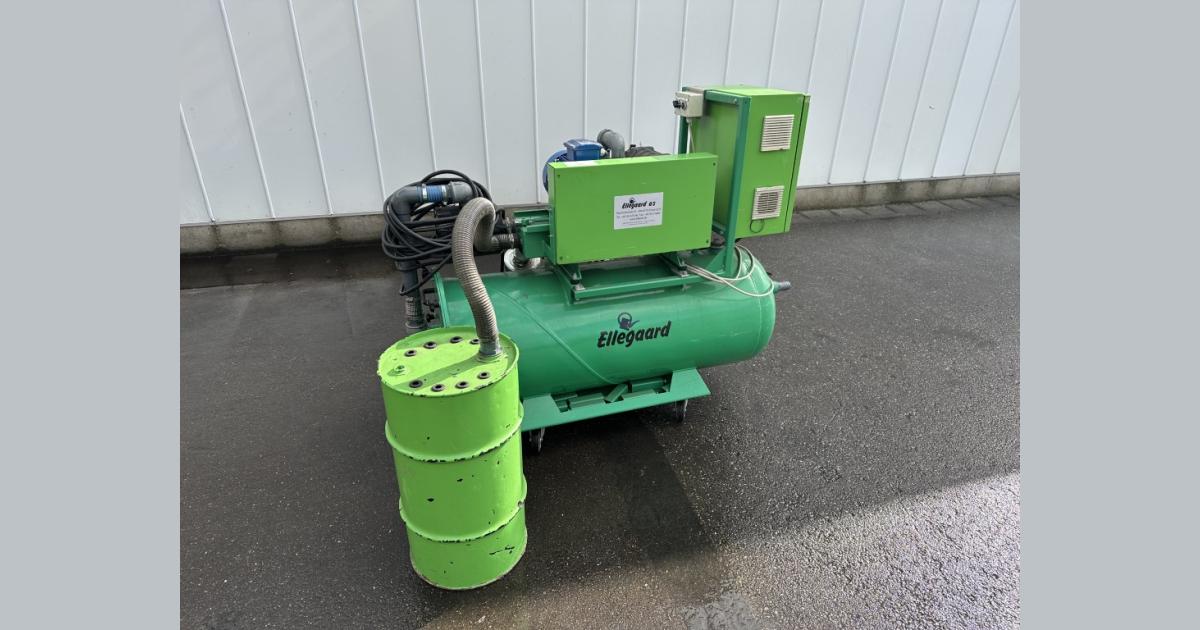 Ellegaard Vacuum unit CAT 50/250 • Duijndam Machines