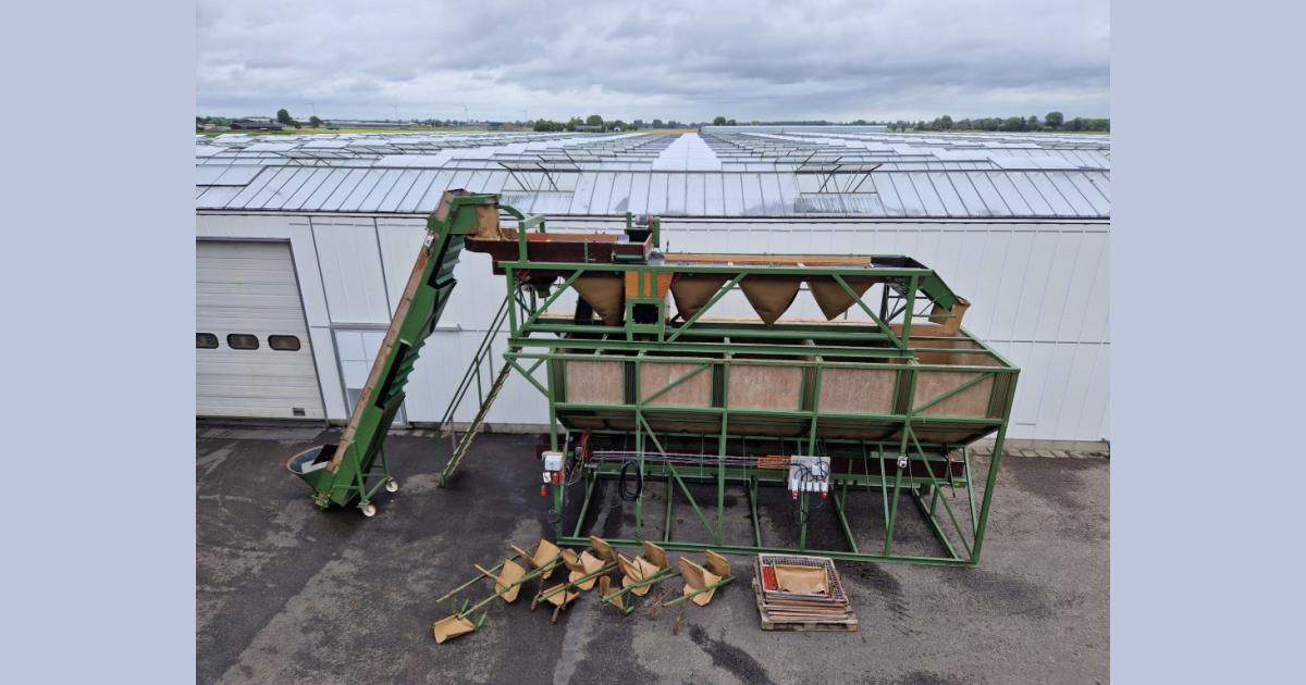 Schouten SMA 100/80-5 bunker sorting machine, with pregrader en ...