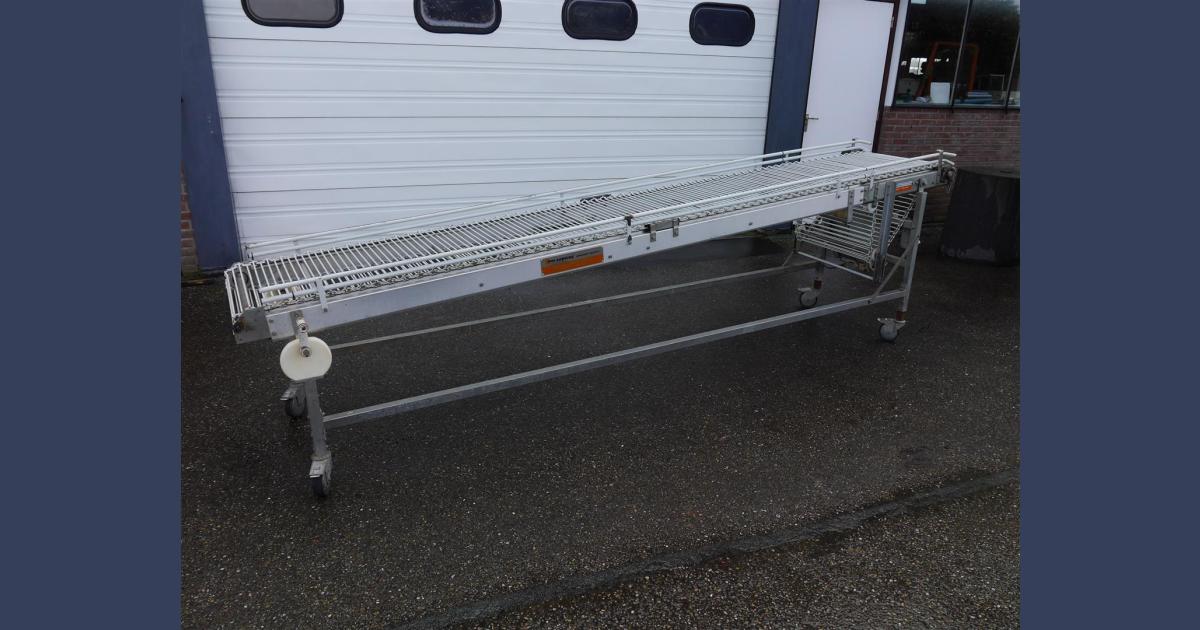 Capway chain conveyor 400 x 60 cm • Duijndam Machines