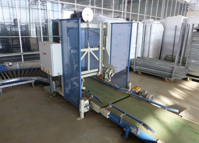 Demtec automatic soilblocking system with destacker • Duijndam Machines