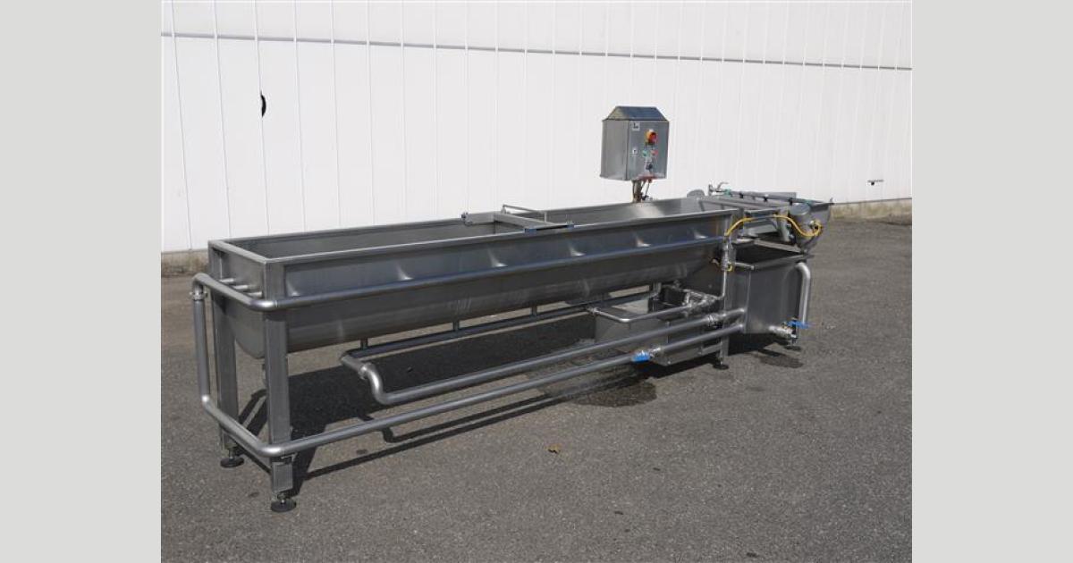 Eillert vegetable Flume washing machine type GWT • Duijndam Machines