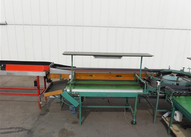 Greefa A4 fruitgrader with packing conveyors • Duijndam Machines
