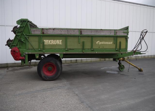 Krone Optimat mestverspreider • Duijndam Machines