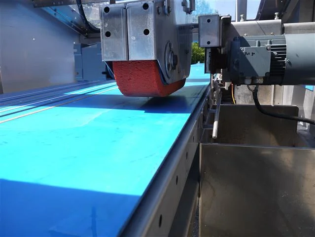 ZTI Mechatronics flowercutting machine with conveyor • Duijndam Machines