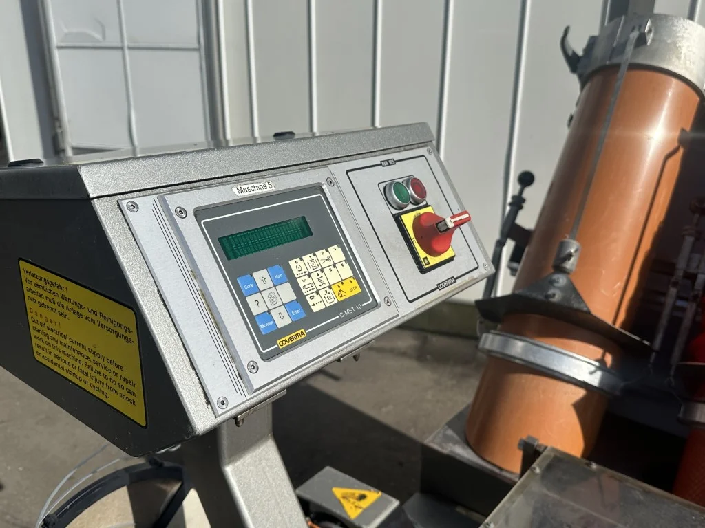 Affeldt 170 10VB weighing machine with Affeldt 929 T18 net clipper ...