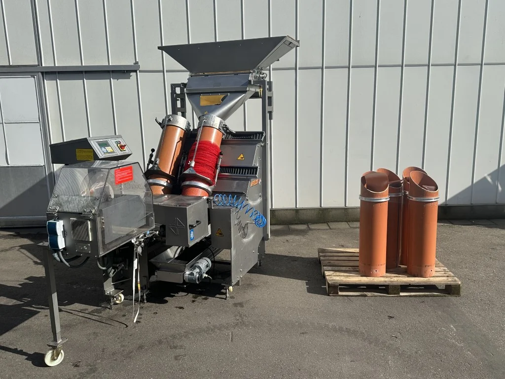 Affeldt 929T18 net clipping machine with printer • Duijndam Machines