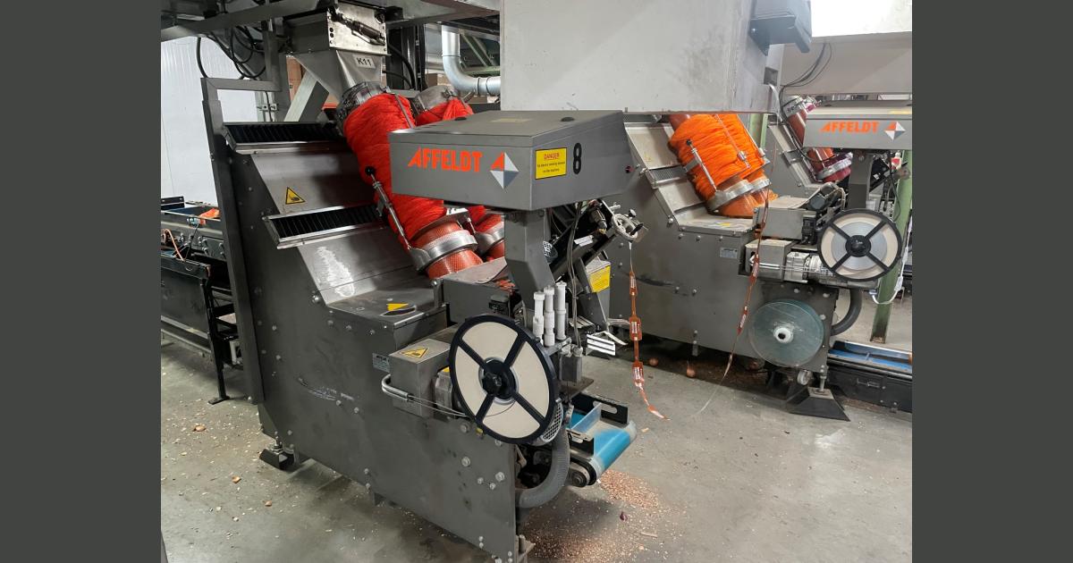 Affeldt AVN 929 net clipping machine • Duijndam Machines