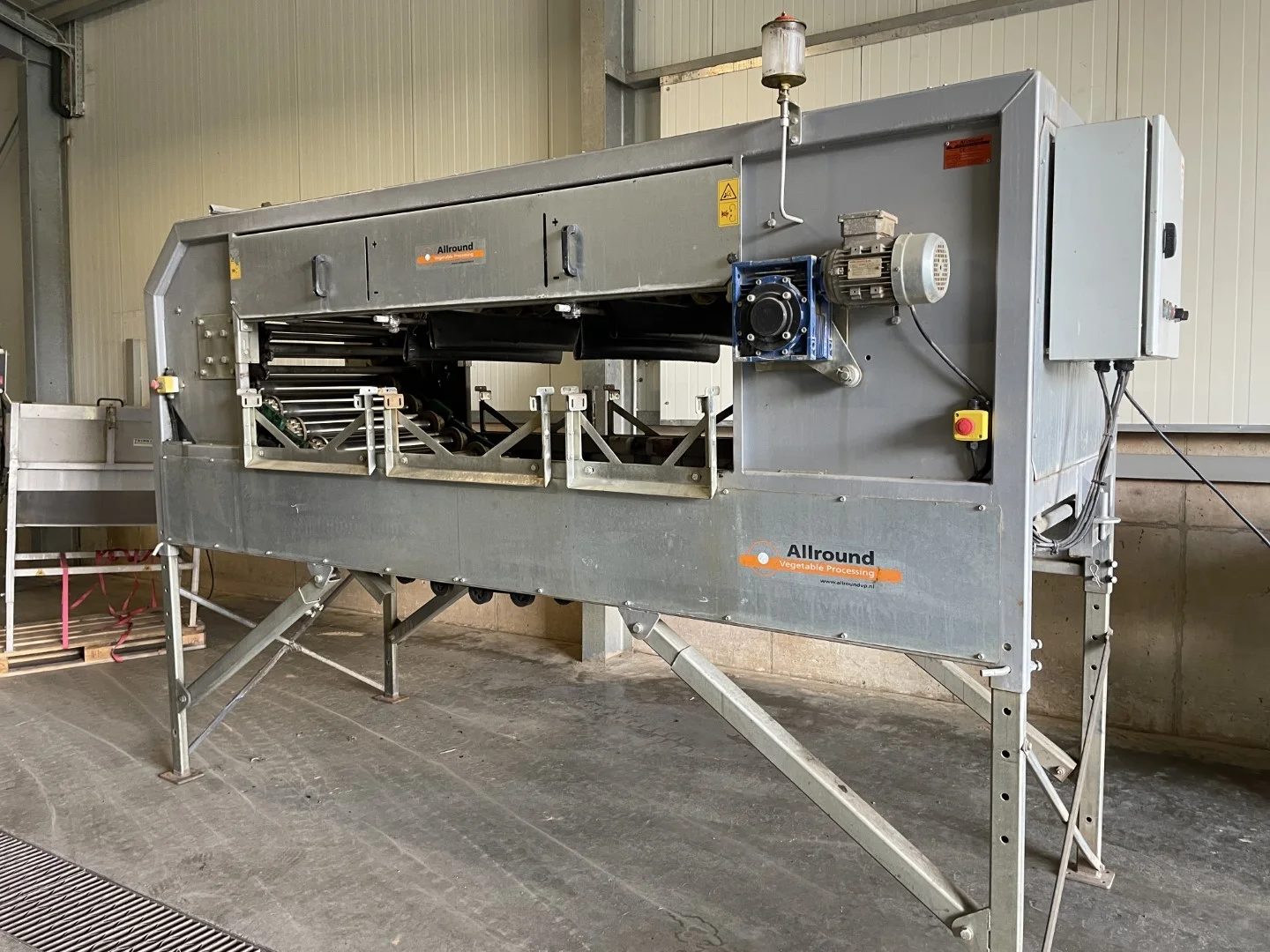 Allround R80-70-3 stc. 80 60-60-40 roller sorting machine • Duijndam ...