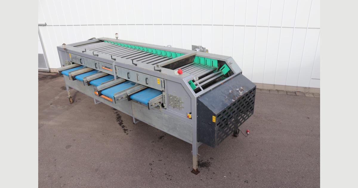 Allround radial roller grader with 5 sortings • Duijndam Machines