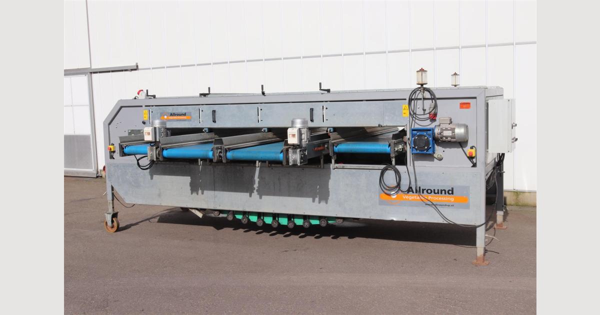 Allround radial roller grader • Duijndam Machines