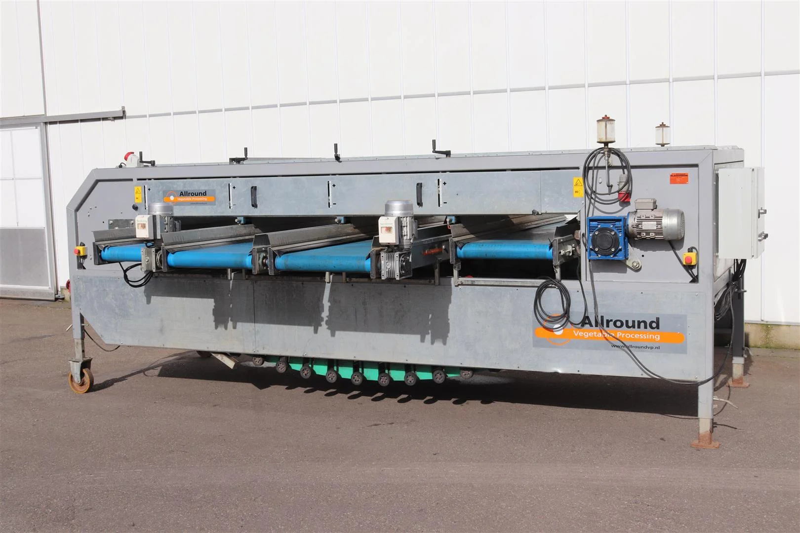 Allround radial roller grader • Duijndam Machines