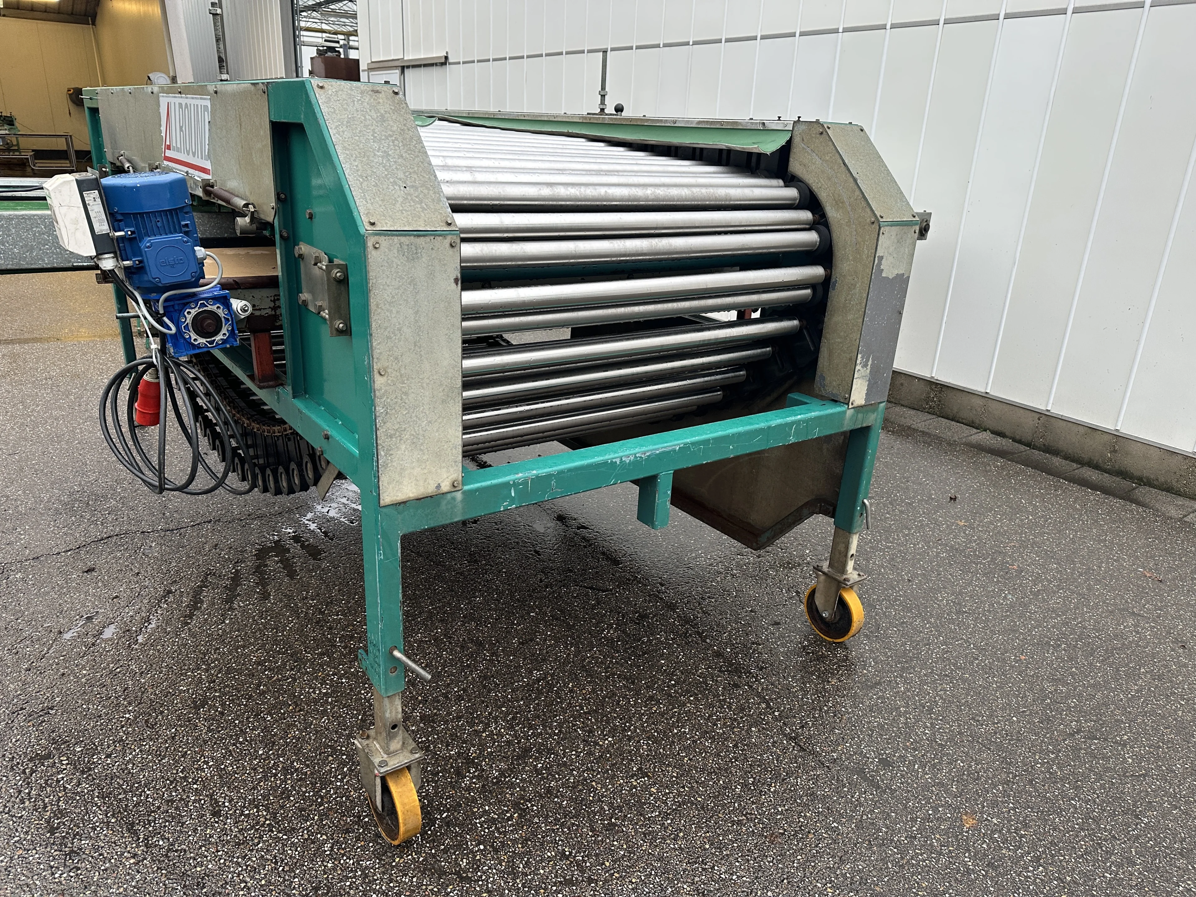 Allround roller sorting machine 120 cm with 3 conveyors • Duijndam Machines