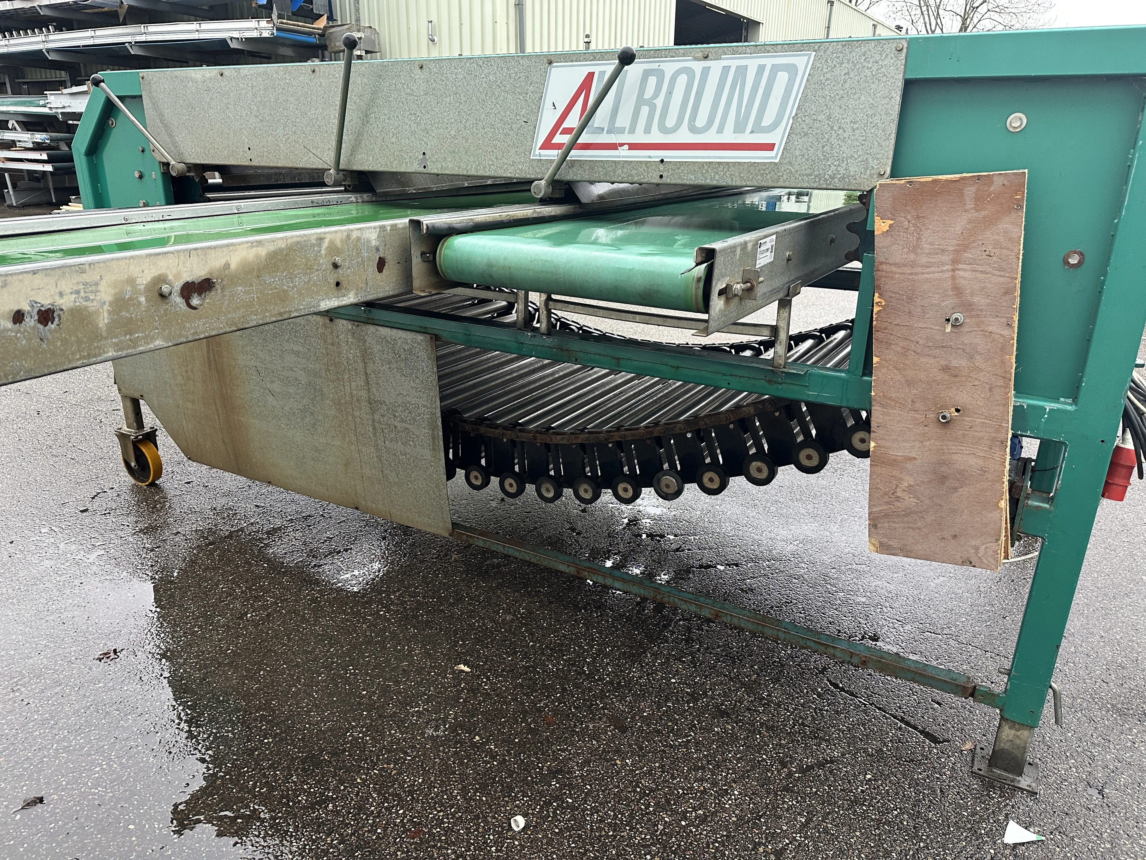 Allround roller sorting machine 120 cm with 3 conveyors • Duijndam Machines