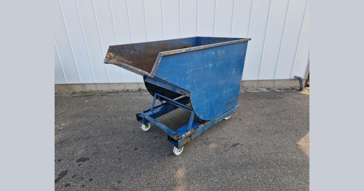 Altermij MT-1200 tipping container 1200 Liter • Duijndam Machines