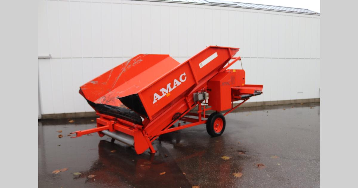 Amac BLX50 receiving hopper • Duijndam Machines