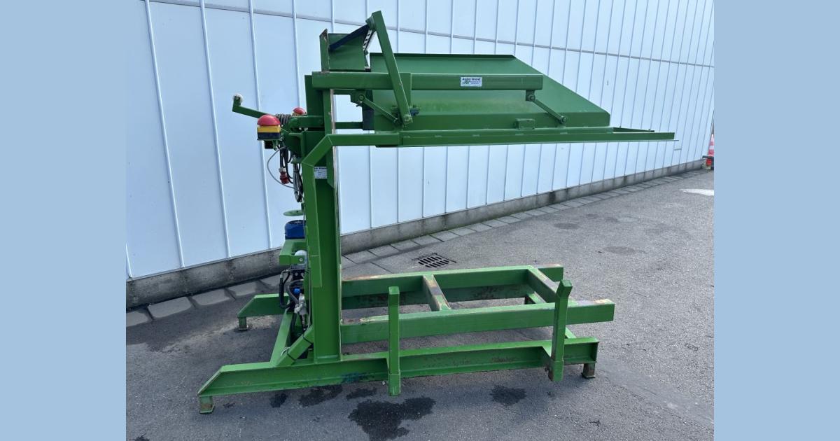 Andre Vriend DKE150 box tipper • Duijndam Machines