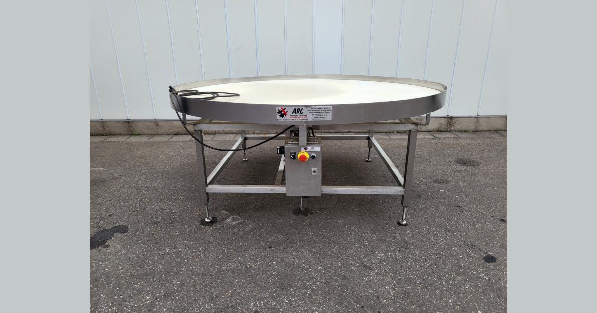 ARC turntable 200 cm ø • Duijndam Machines