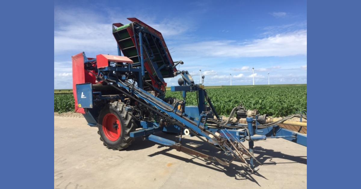 Asa lift 1 row pulled carrot harvester with elevator • Duijndam Machines