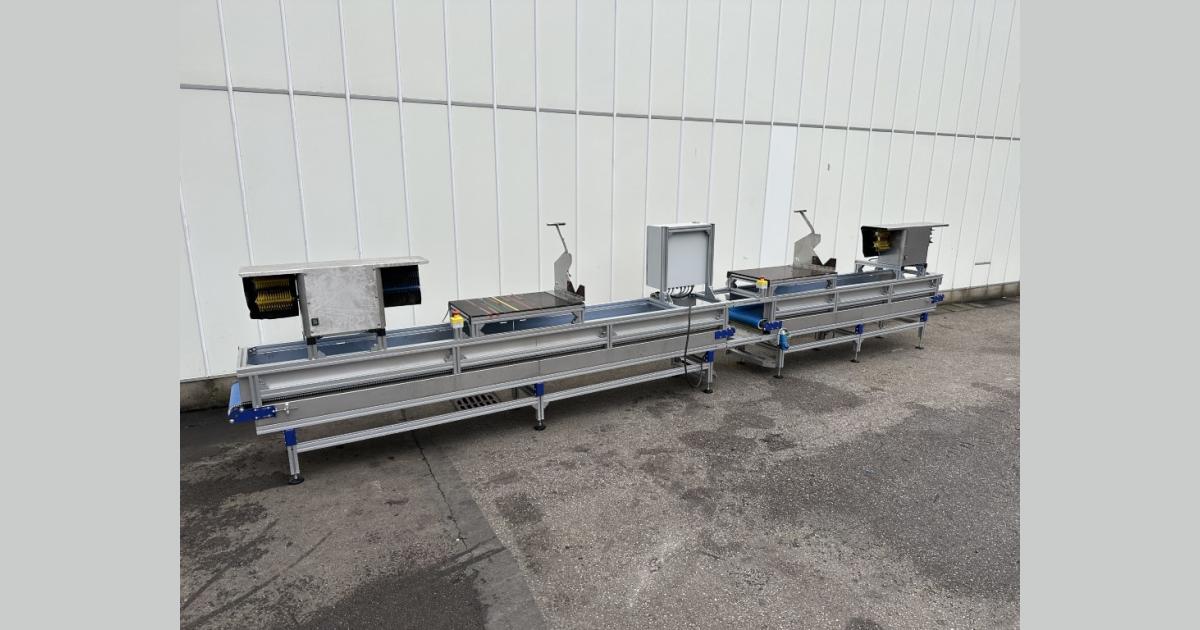 ATT flower processing line with deleafing and trimming • Duijndam Machines
