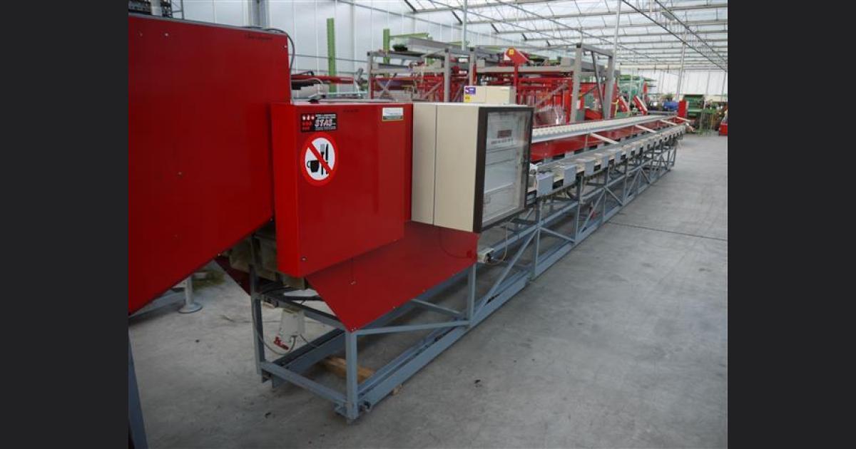 Aweta KG3-16 máquina de clasificación para los tomates • Duijndam Machines