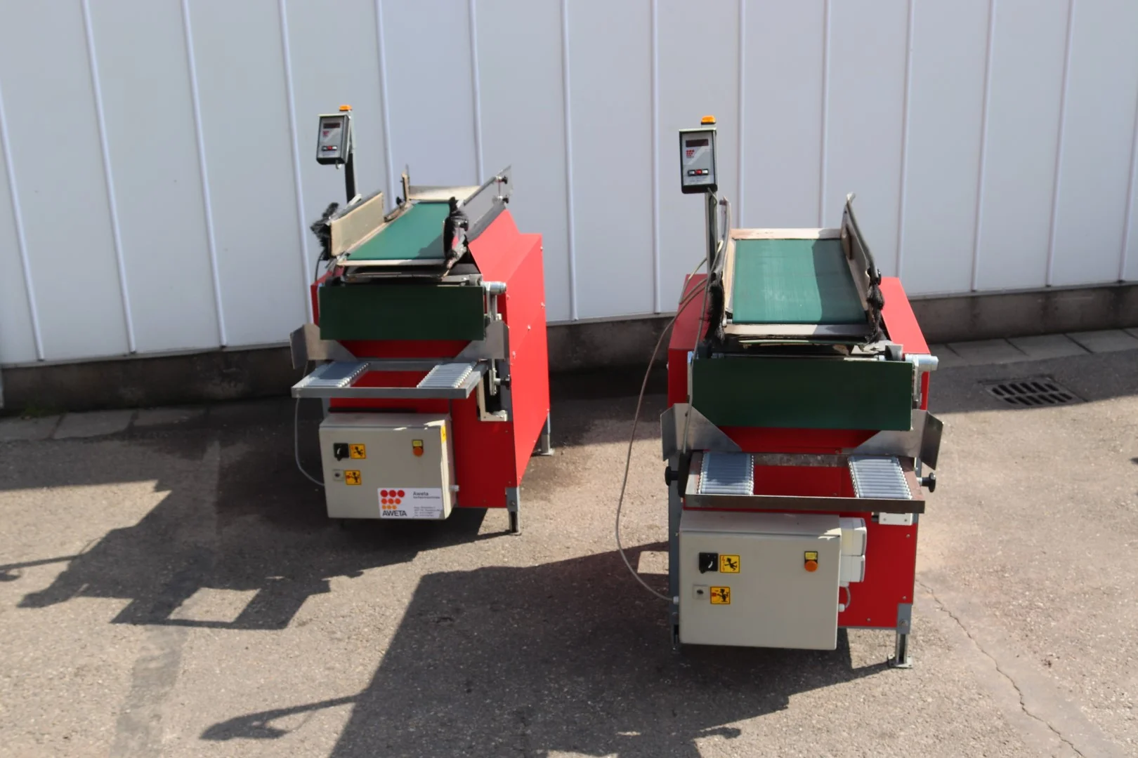 Aweta AF-50 small boxfillers for apples • Duijndam Machines