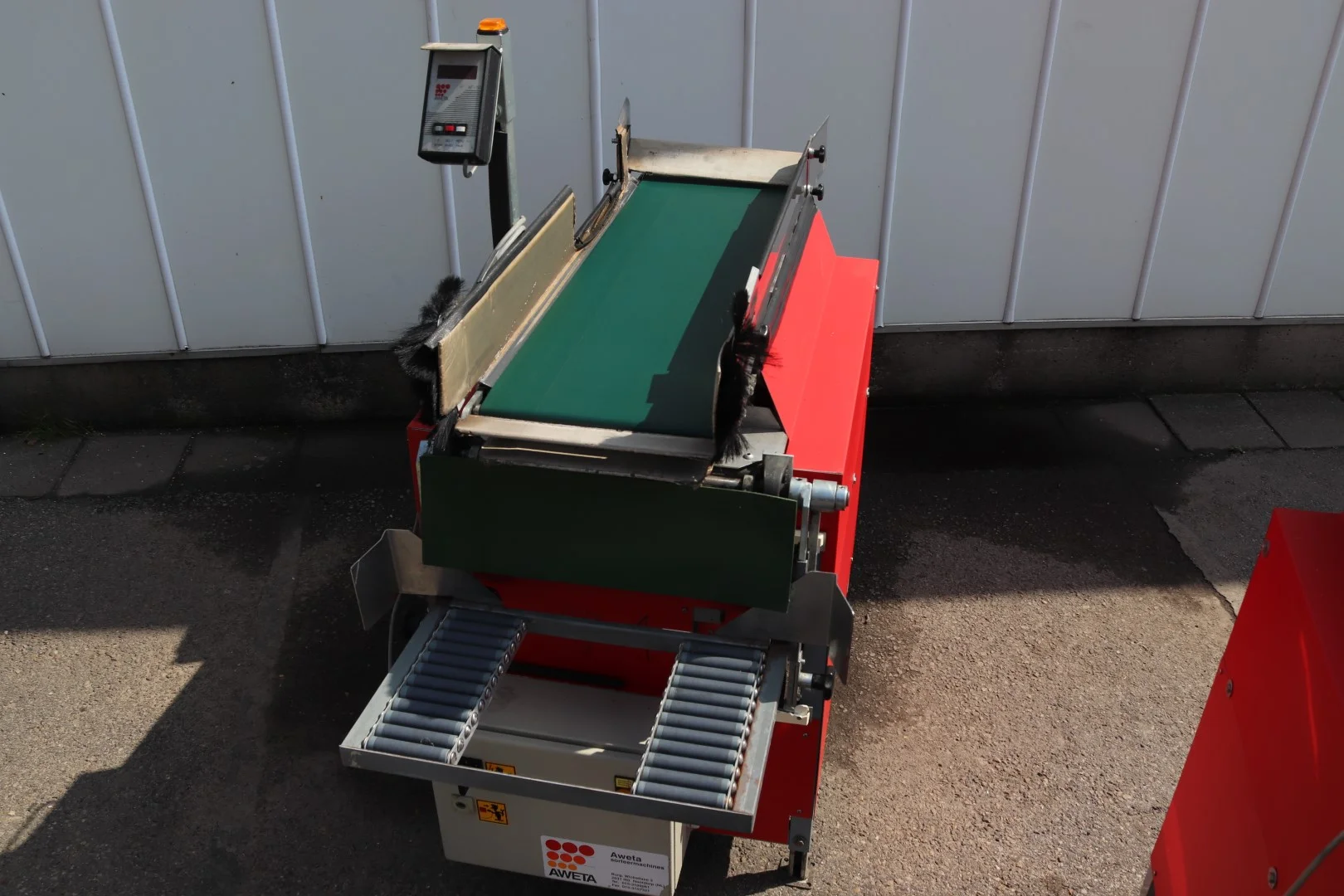 Aweta AF-50 small boxfillers for apples • Duijndam Machines