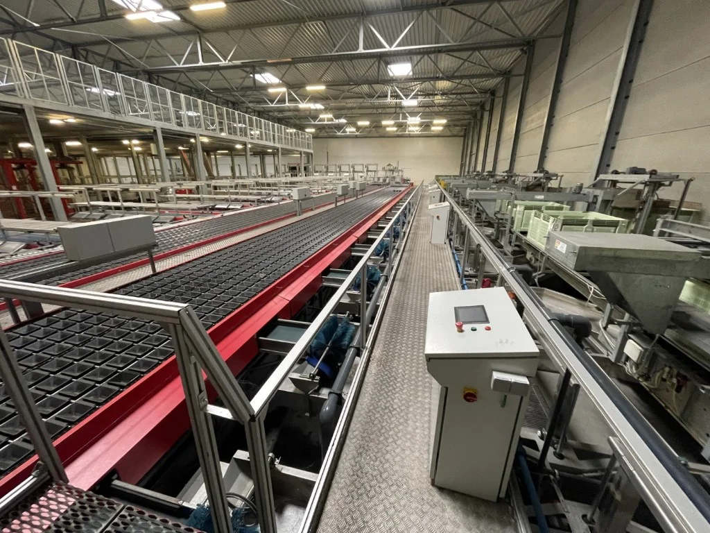 Aweta 2xG AV-8/36+1 grading line machine for apples and pears with 2 x ...