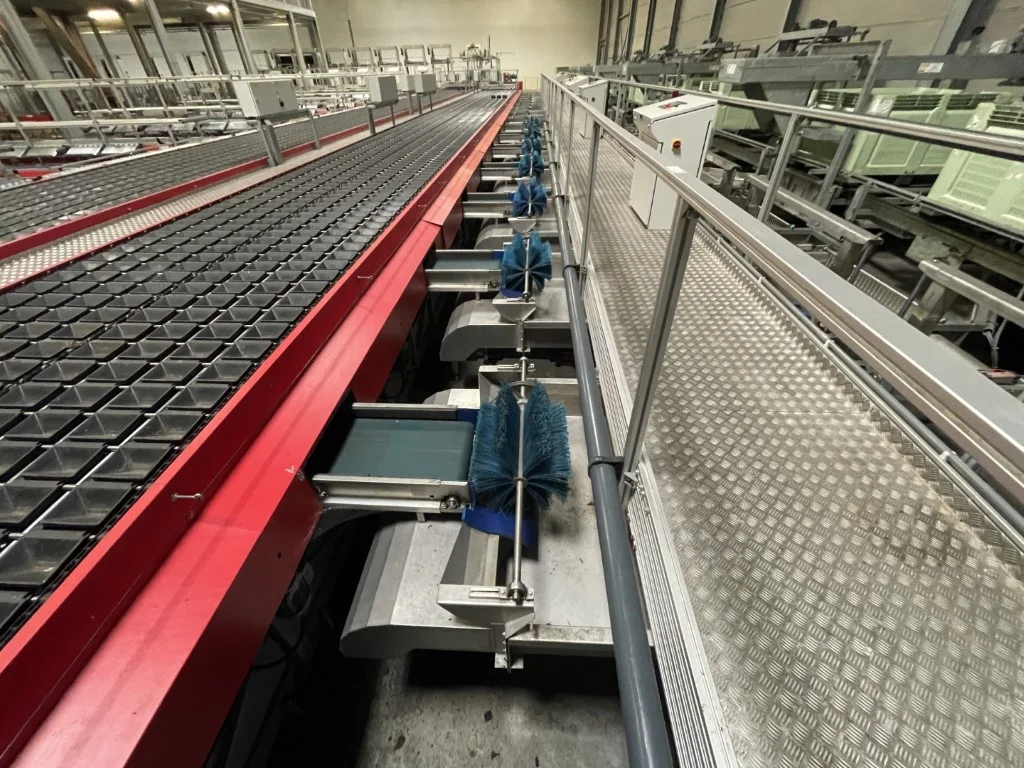 Aweta 2xG AV-8/36+1 grading line machine for apples and pears with 2 x ...