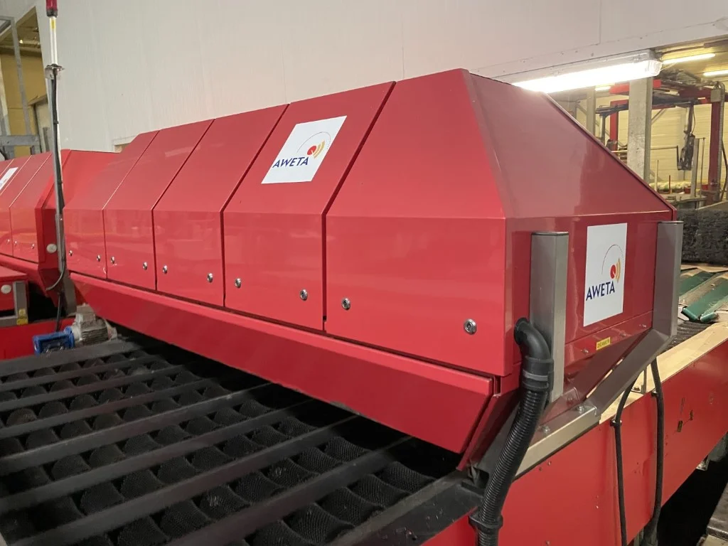 Aweta 2xG AV-8/36+1 grading line machine for apples and pears with 2 x ...