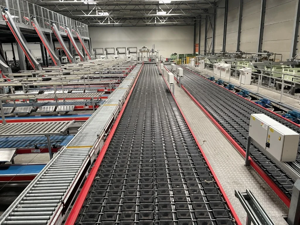 Aweta 2xG AV-8/36+1 grading line machine for apples and pears with 2 x ...