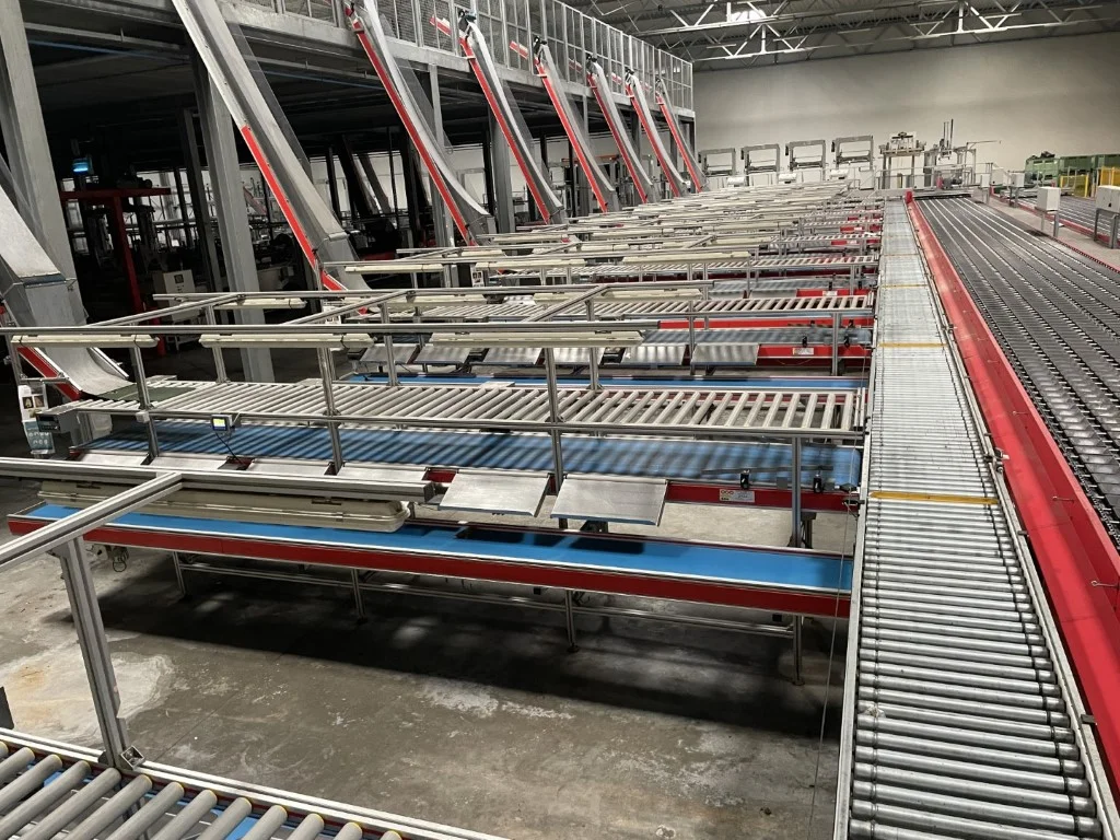 Aweta 2xG AV-8/36+1 grading line machine for apples and pears with 2 x ...