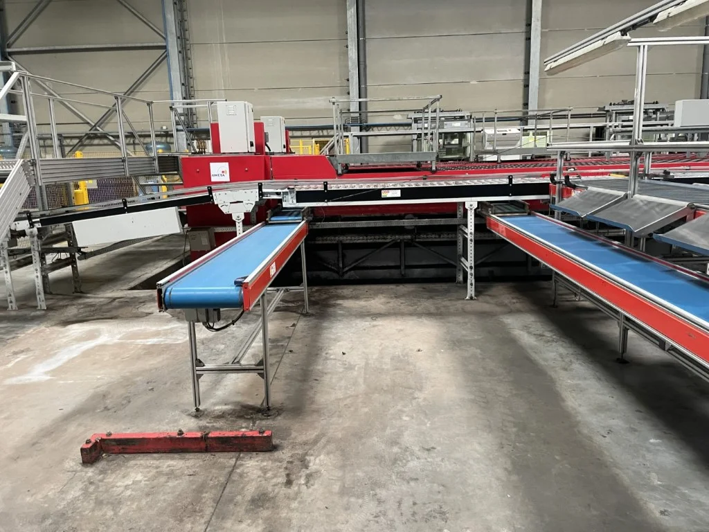 Aweta 2xG AV-8/36+1 grading line machine for apples and pears with 2 x ...