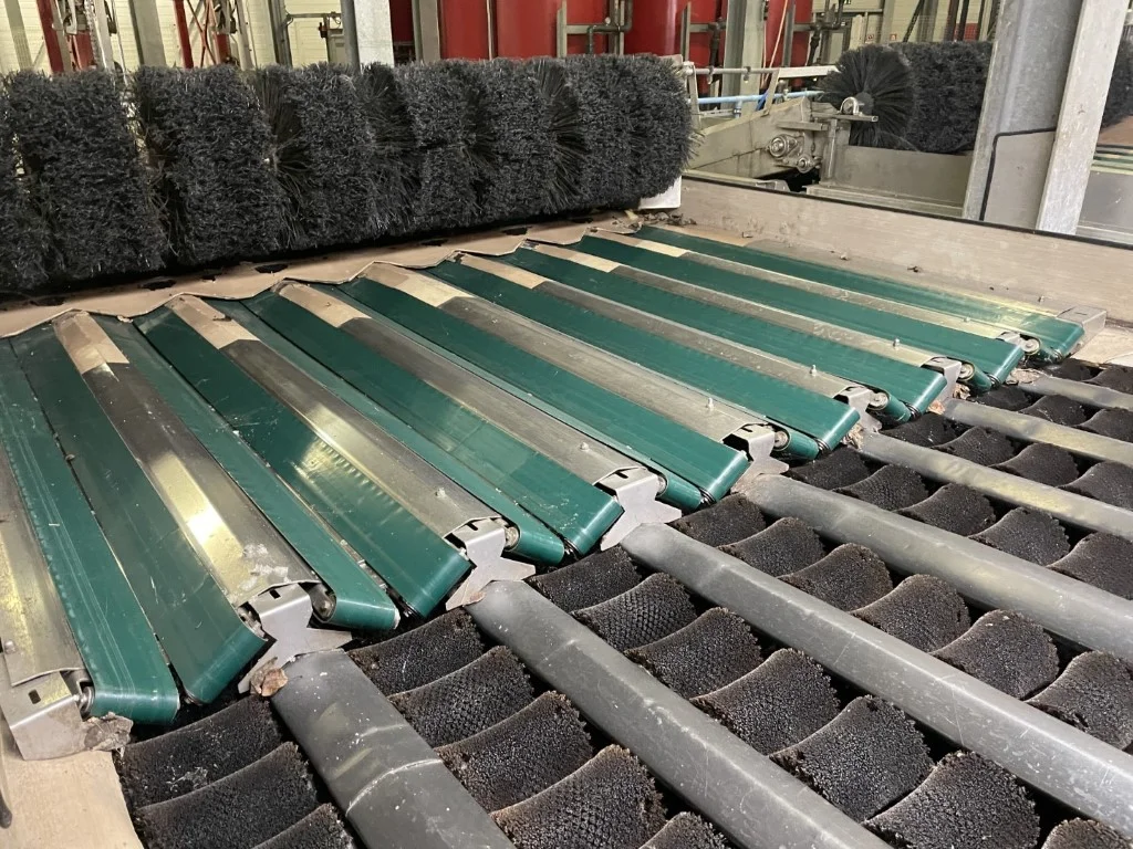 Aweta 2xG AV-8/36+1 grading line machine for apples and pears with 2 x ...