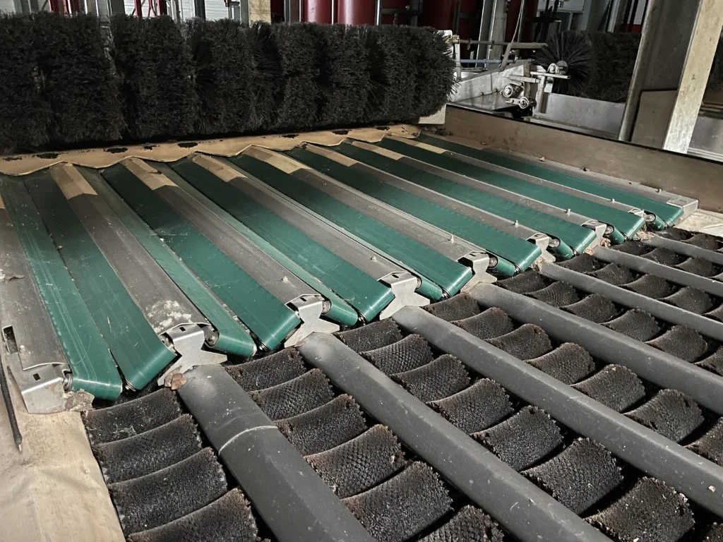 Aweta 2xG AV-8/36+1 grading line machine for apples and pears with 2 x ...