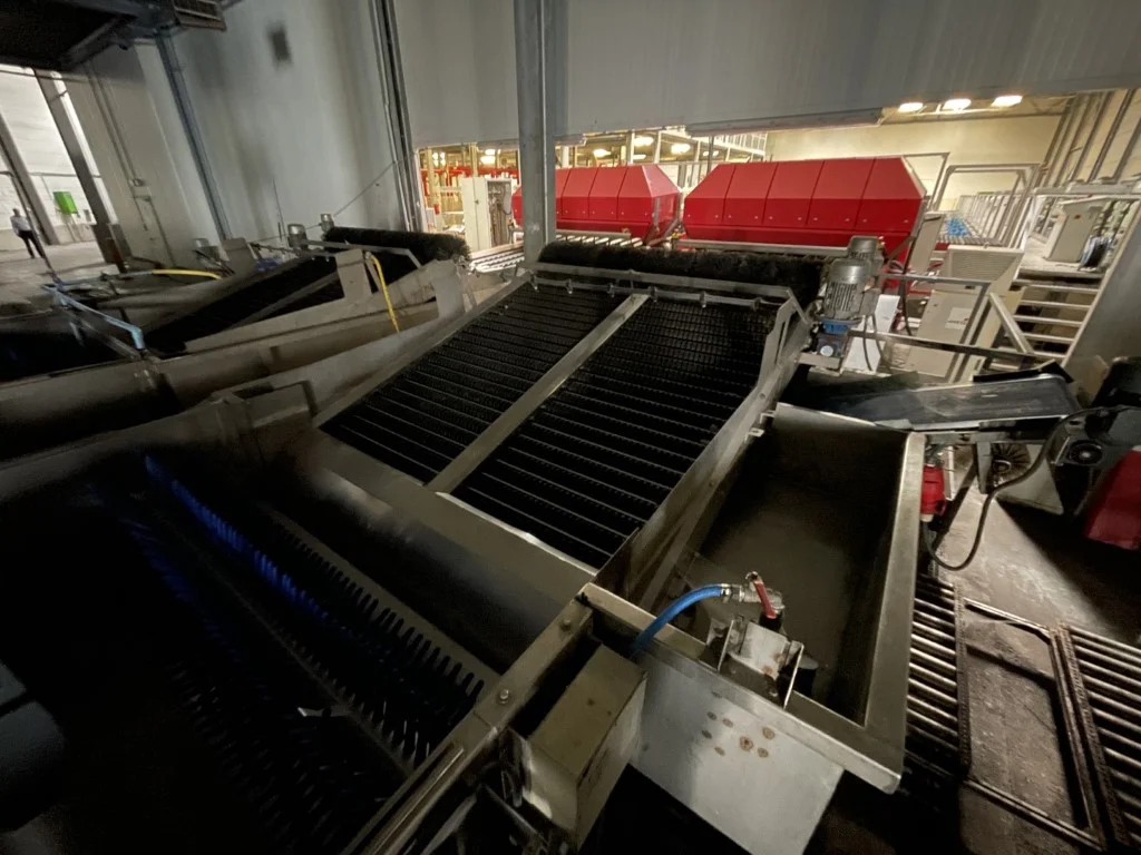 Aweta 2xG AV-8/36+1 grading line machine for apples and pears with 2 x ...