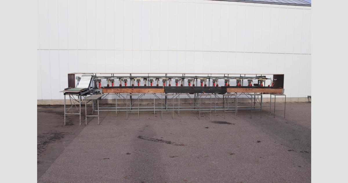 Aweta B32 cucumber grader • Duijndam Machines