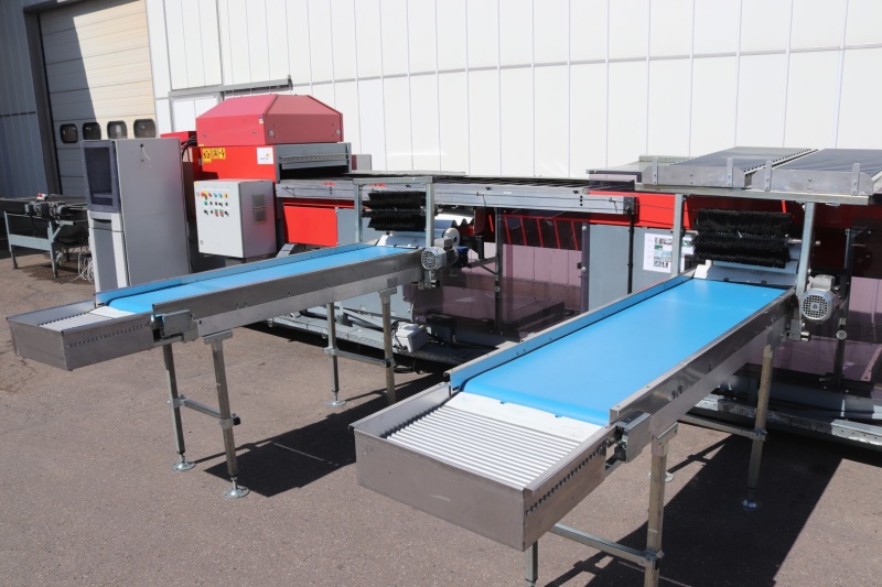 Aweta GS-5+1 XF weight and length sorting machine for cucumbers ...