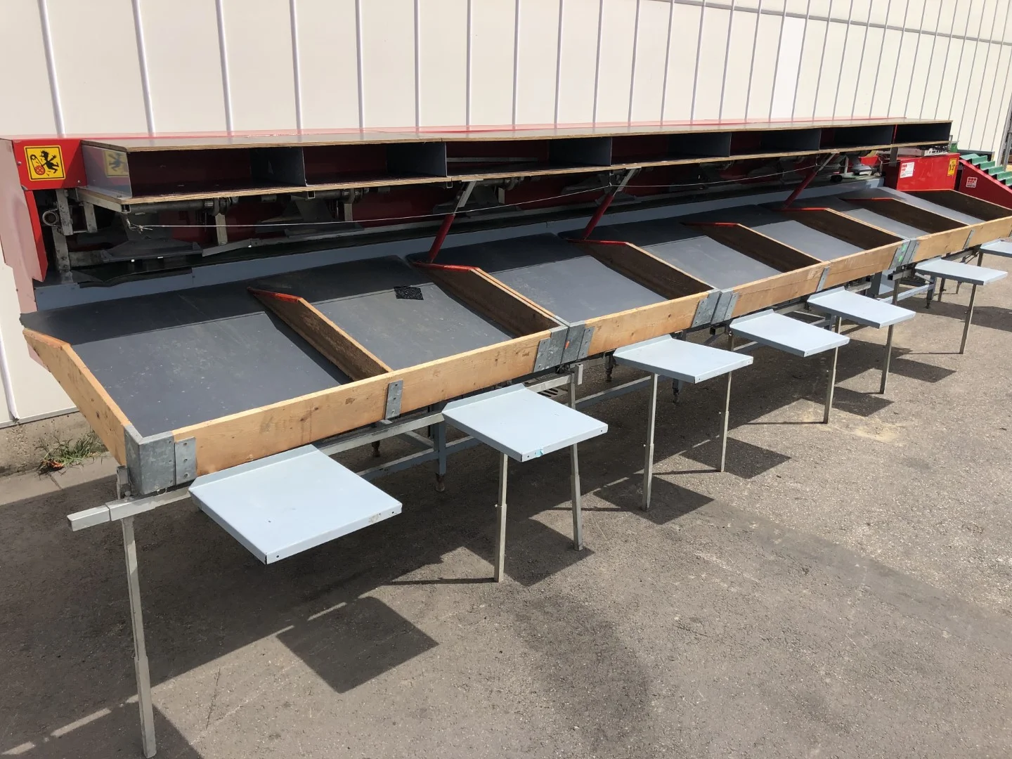 Aweta E7 cucumber sorting machine • Duijndam Machines