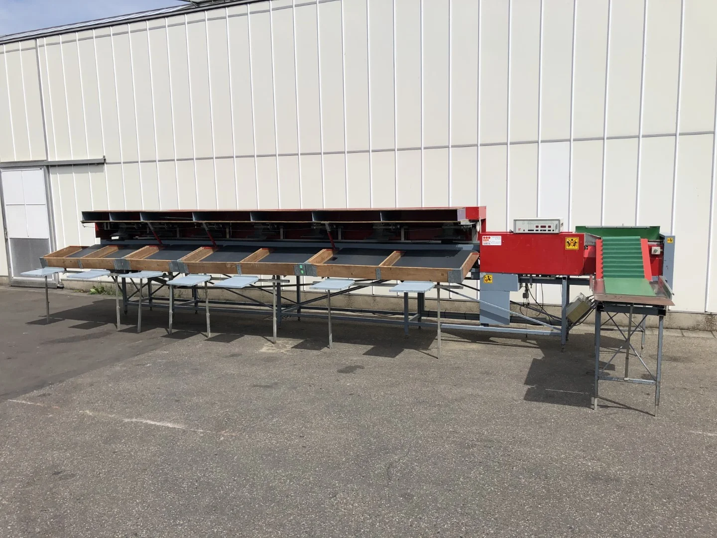 Aweta E7 cucumber sorting machine • Duijndam Machines