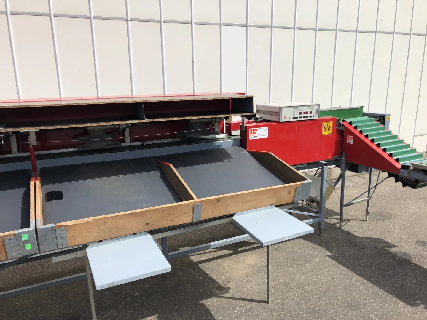 Aweta E7 cucumber sorting machine • Duijndam Machines