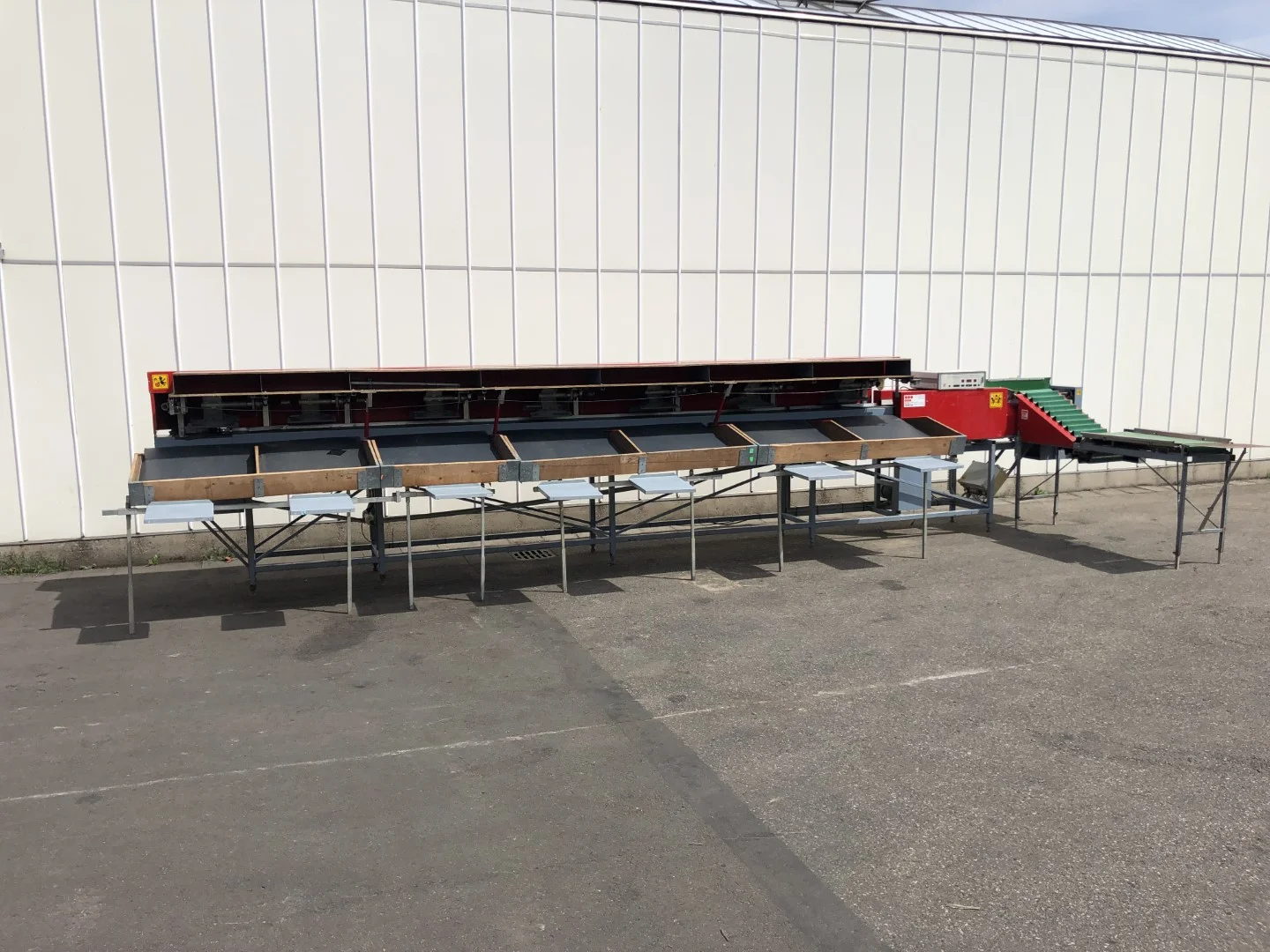 Aweta E7 cucumber sorting machine • Duijndam Machines