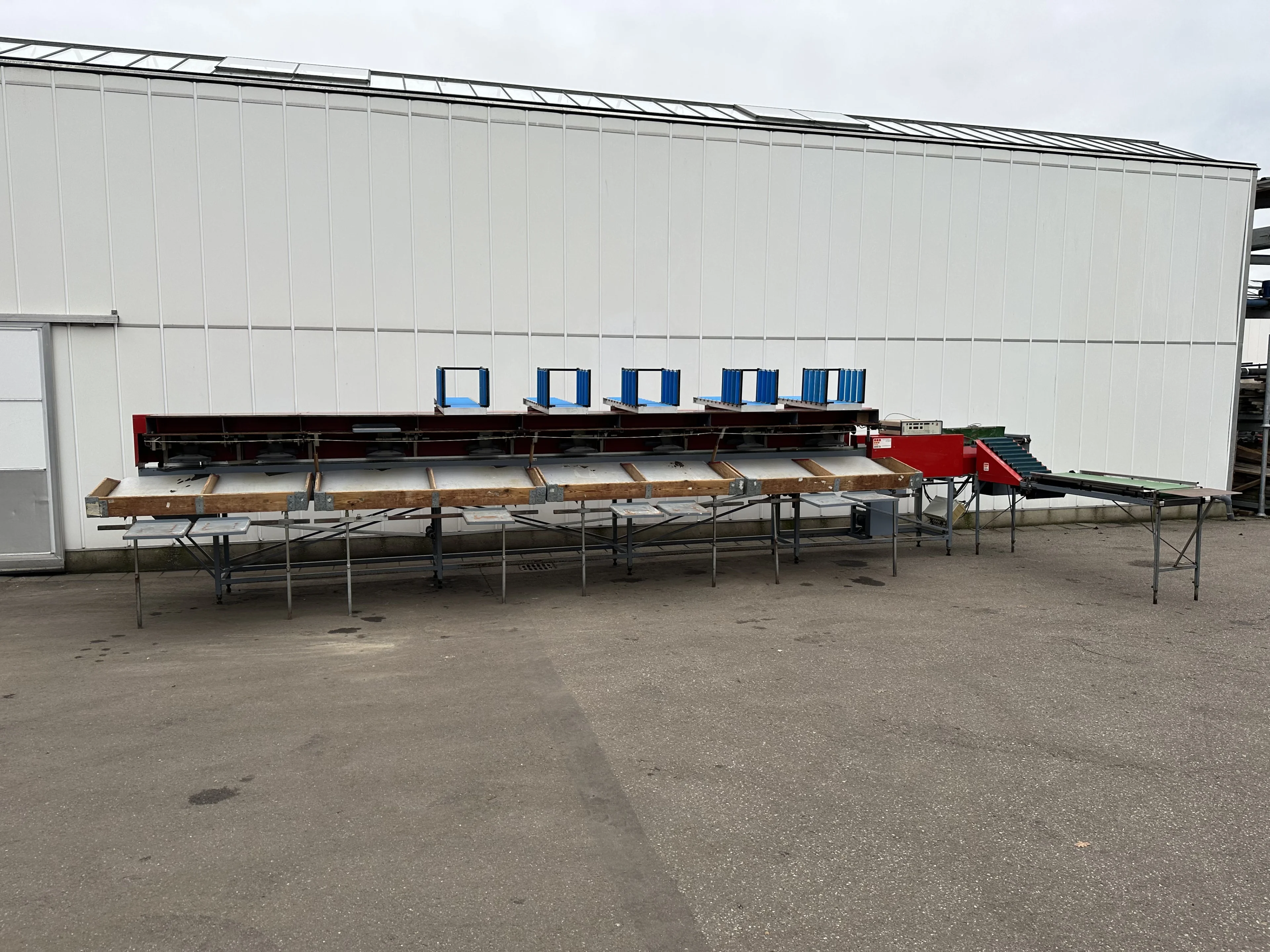 Aweta E8 cucumber sorting machine • Duijndam Machines