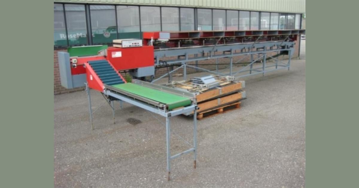 Aweta E8 cucumber grader • Duijndam Machines