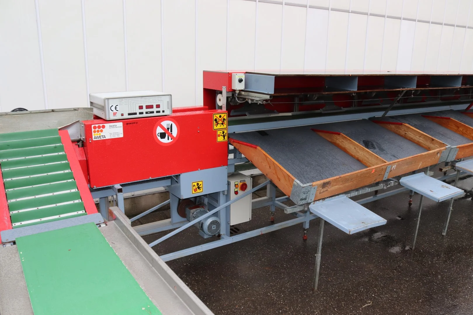 Aweta E8 Vario cucumber sorting machine • Duijndam Machines