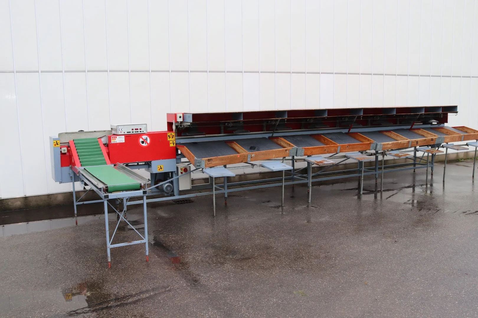 Aweta E8 Vario cucumber sorting machine • Duijndam Machines