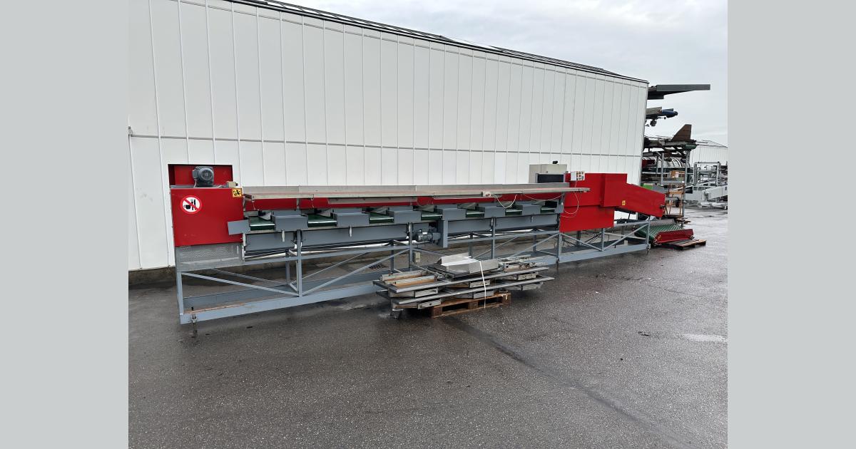 Aweta G2-6+1 pepper sorting machine by weight • Duijndam Machines