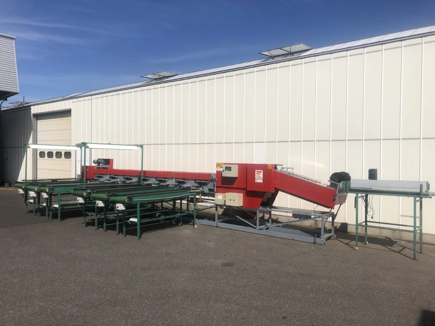 Aweta G2-6 sorting machine for apples and fruit • Duijndam Machines