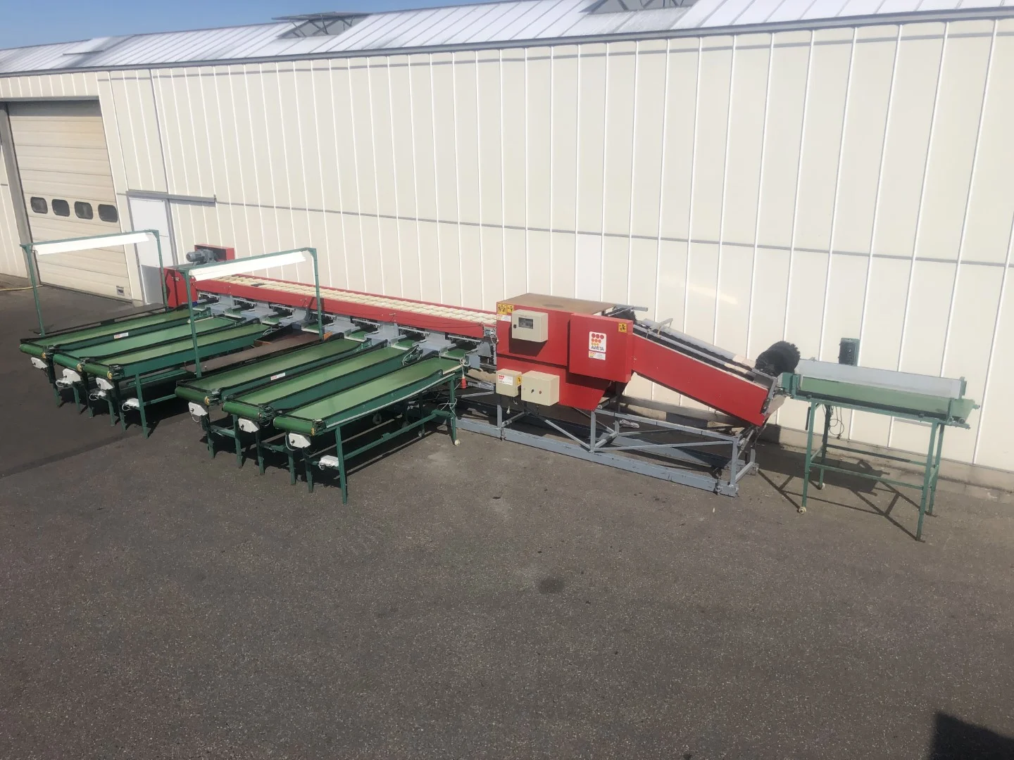 Aweta G2-6 sorting machine for apples and fruit • Duijndam Machines